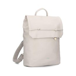 Zwei Rucksack ''Perla PER130'' in Creme - (B)26 x (H)35 x (T)15 cm - 59% | Damen-taschen