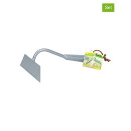 KINZO 2er-Set: Gartenhacken in Silber - (L)22,5 x (B)16 cm - 48% | Gartendekoration