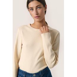 Soaked in Luxury Pullover in Beige - 54% | Gr&ouml;&szlig;e L | Damen-pullover-cardigans