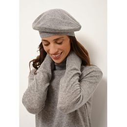 Just Cashmere Kaschmir-M&uuml;tze "Paris" in Grau - 61% | Damen-muetzen-caps