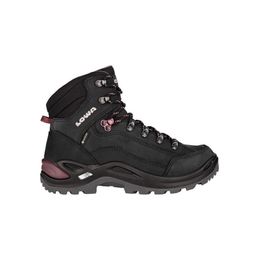 Lowa Leder-Wanderschuhe "Renegade GTX Mid Ws" in Schwarz - 29% | Gr&ouml;&szlig;e 39 | Damen-outdoor-sport-schuhe