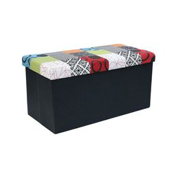 THE HOME DECO FACTORY Sitztruhe in Bunt - (B)76 x (H)38 x (T)38 cm - 37% | Sitzmoebel
