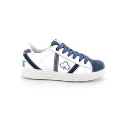 Primigi Leder-Sneakers in Wei&szlig;/ Dunkelblau - 54% | Gr&ouml;&szlig;e 34 | Kindersneakers