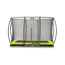 EXIT Trampolin "Silhouette Ground" in Limette - (B)244 x (H)203 cm - ab 3 Jahren - 14% | Gartenspielzeug