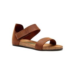 Comfortfusse Leder-Sandalen in Braun - 65% | Gr&ouml;&szlig;e 37 | Damen-sandalen