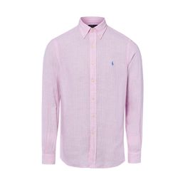 Polo Ralph Lauren Hemd Herren Gr&ouml;&szlig;e M rosa / wei&szlig;