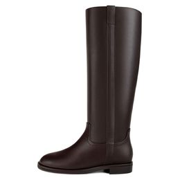 loft37 Leder-Stiefel "Asteroid Belt" in Braun - 75% | Gr&ouml;&szlig;e 41 | Damen-stiefel