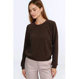 Nife Sweatshirt in Braun - 79% | Gr&ouml;&szlig;e 36 | Damen-sweatshirts-jacken