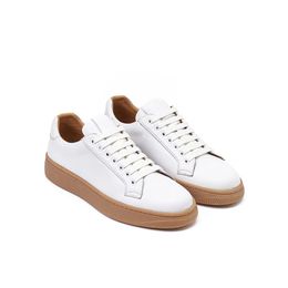 British Passport Leder-Sneakers in Wei&szlig; - 59% | Gr&ouml;&szlig;e 36 | Damen-sneakers
