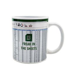 MAD MONKEY Tasse "Freak in the Sheets" in Wei&szlig;/ Schwarz - 19% | Gedeckter-tisch