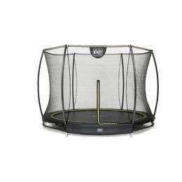 EXIT Trampolin "Silhouette Ground" in Schwarz - &Oslash; 244 cm - ab 3 Jahren - 31% | Gartenspielzeug