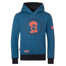 Trollkids Hoodie "Troll" in Blau - 42% | Gr&ouml;&szlig;e 116 | Kinder-sweatshirts-jacken