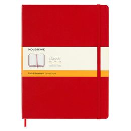 Moleskine Liniertes Notizbuch in Rot - (B)19 x (H)25 cm - 13% | Buero-schulbedarf