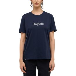 Hagl&ouml;fs Hagl&ouml;fs Shirt "Outsiders" in Dunkelblau - 40% | Gr&ouml;&szlig;e M | Damen-tops