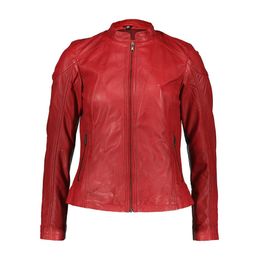 7eleven Lederjacke "Rebecca" in Rot - 69% | Gr&ouml;&szlig;e 34 | Damenjacken