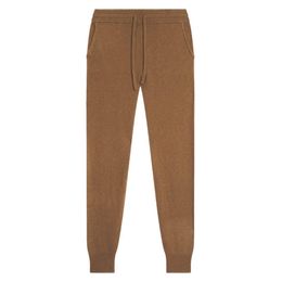 Just Cashmere Kaschmir-Hose "Wendy" in Camel - 62% | Gr&ouml;&szlig;e L | Damenhosen
