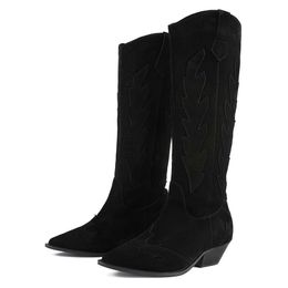 loft37 Leder-Stiefel "Route 66" in Schwarz - 56% | Gr&ouml;&szlig;e 41 | Damen-stiefel