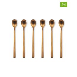 Vialli Design 6er-Set: Cocktaill&ouml;ffel in Gold - 17% | Gedeckter-tisch