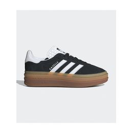Adidas Leder-Sneakers "Gazelle" in Schwarz - 34% | Gr&ouml;&szlig;e 40 2/3 | Damen-sneakers