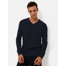 Just Cashmere Kaschmir-Pullover "Nathan" in Dunkelblau - 61% | Gr&ouml;&szlig;e S | Herren-plussize