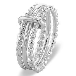 Eclat d'Argent Silber-Ring - 73% | Gr&ouml;&szlig;e 58 | Schmuck
