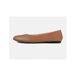 loft37 Leder-Ballerinas in Hellbraun - 51% | Gr&ouml;&szlig;e 36 | Damen-ballerinas