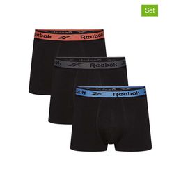 Reebok 3er-Set: Boxershorts in Schwarz - 60% | Gr&ouml;&szlig;e M | Herren-waesche
