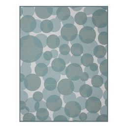 Biederlack Wohndecke ''Circles'' in Beige/ Gr&uuml;n - (L)200 x (B)150 cm - 58% | Decken