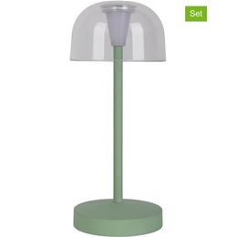 N&auml;ve n&auml;ve 2er-Set: LED-Tischleuchten "Gomba" in Mint- EEK F (A bis G) - 45% | Tischleuchten