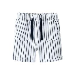 name it Shorts "Jakob" in Wei&szlig;/ Schwarz - 41% | Gr&ouml;&szlig;e 92 | Kinderhosen