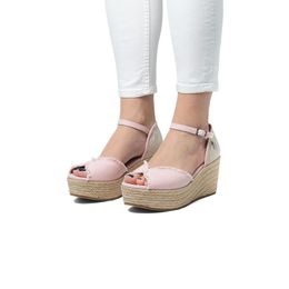 U.S. Polo Assn. Keilsandaletten in Rosa - 59% | Gr&ouml;&szlig;e 38 | Damen-sandalen
