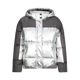 Retour Steppjacke "Pom" in Silber/ Anthrazit - 56% | Gr&ouml;&szlig;e 146/152 | Kinderjacken