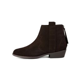 loft37 Leder-Ankle-Boots in Braun - 60% | Gr&ouml;&szlig;e 41 | Stiefeletten