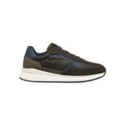 Geox Sneakers "Branthon" in Dunkelblau/ Khaki/ Schwarz - 43% | Gr&ouml;&szlig;e 45 | Herrensneakers