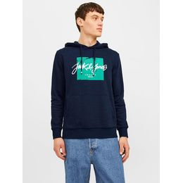 Jack & Jones Jack & Jones Hoodie "Whitley" in Dunkelblau - 52% | Gr&ouml;&szlig;e L | Herren-sweatshirts-jacken
