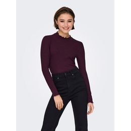 Jacqueline de Yong JDY Longsleeve in Aubergine - 35% | Gr&ouml;&szlig;e XL | Damen-tops