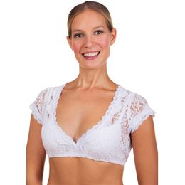 Edelnice Dirndlbluse in Wei&szlig; - 45% | Gr&ouml;&szlig;e 36 | Damen-dirndlblusen