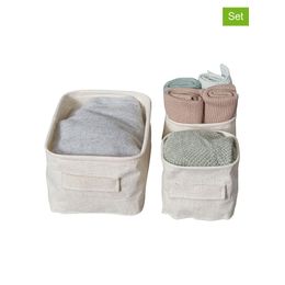 STORE IT! STORE IT 3er-Set: Aufbewahrungsk&ouml;rbe in Creme - 43% | Kisten-koerbe