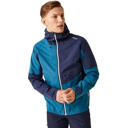 Regatta Regenjacke "Deserto II" in Blau - 78% | Gr&ouml;&szlig;e L | Herren-outdoorjacken