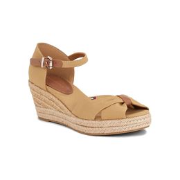 Tommy Hilfiger Shoes Keilsandaletten in Beige - 41% | Gr&ouml;&szlig;e 37 | Damen-sandalen