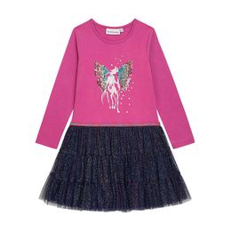 Danamade Kleid "Lina" in Pink/ Dunkelblau - 56% | Gr&ouml;&szlig;e 146 | Kinderkleider