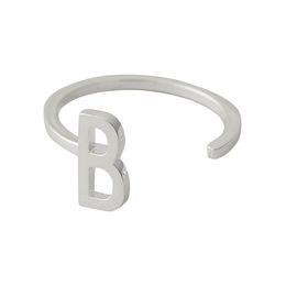 Design Letters Silber-Ring ''A-Z'' - 50% | Herren-schmuck