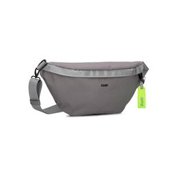Zwei G&uuml;rteltasche in Grau - (B)39 x (H)18 x (T)7 cm - 54% | Damen-koffer-reisegepaeck