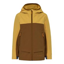 Vaude Funktionsjacke ' Rokua' Jungen Gr&ouml;&szlig;e 110/116 hellbraun / gelb