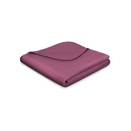 Biederlack Wohndecke in Rosa - (L)200 x (B)150 cm - 64% | Decken