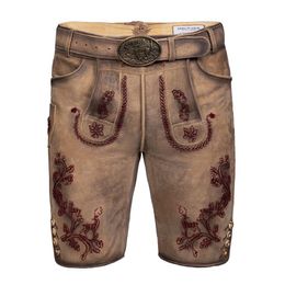 Edelnice Lederhose "Emil" in Hellbraun - 36% | Gr&ouml;&szlig;e 48 | Herren-trachten-lederhosen