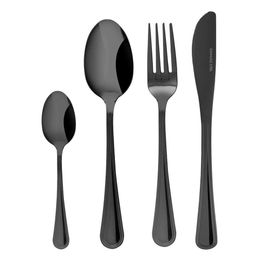 Vialli Design 24tlg. Besteck-Set in Schwarz - 16% | Gedeckter-tisch