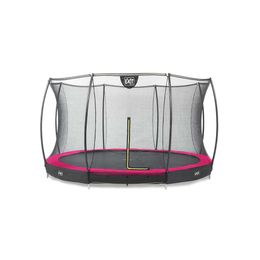 EXIT Trampolin "Silhouette Ground" in Pink - &Oslash; 366 cm - ab 3 Jahren - 18% | Gartenspielzeug