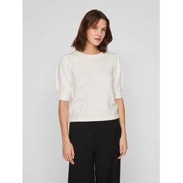Vila Pullover "Viril" in Wei&szlig; - 26% | Gr&ouml;&szlig;e M | Damen-pullover-cardigans