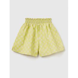 Benetton Leinenshorts in Gelb - 49% | Gr&ouml;&szlig;e 150 | Kinderhosen